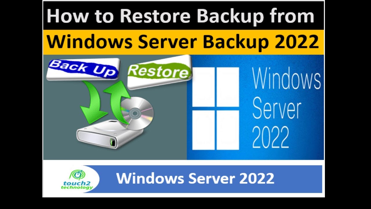 windows Server 2022 - How to Restore the Backup from Backup Server Step By Step#09