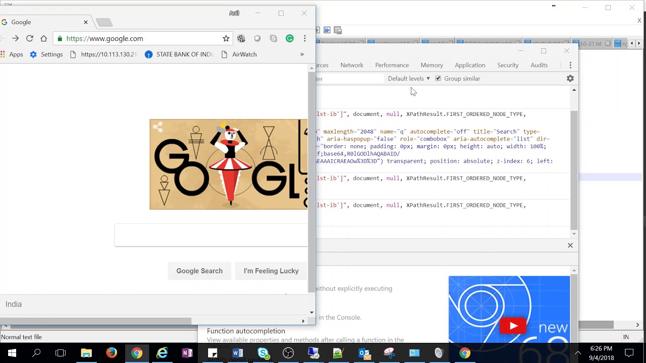 Finding & validating xpath using chrome developer tool