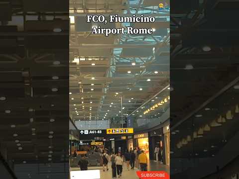 The Secret Life of FCO Airport, Journey to India #airitaly #facts #italy #travel #germany