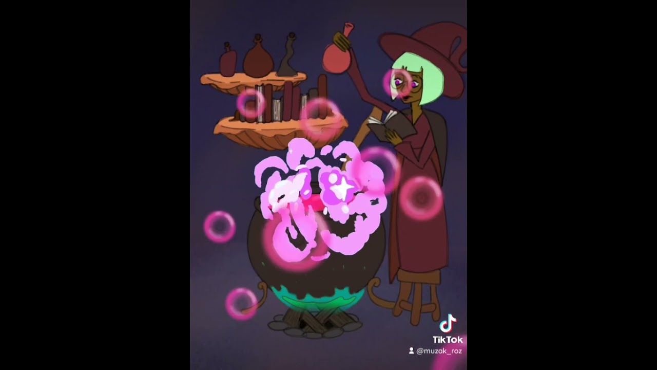 Potion gone wrong#animation #flipaclip #fliparemix #flipablastremix #october #halloween#witch#magic