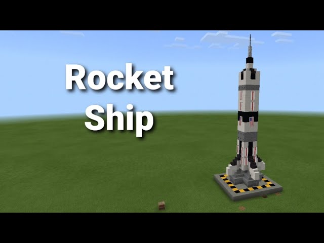 7 best Minecraft rocket ship builds