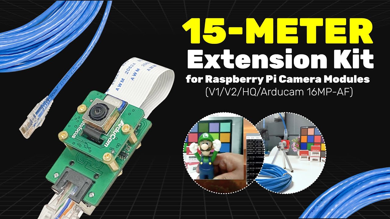 Arducam Cable Extension Kit for Raspberry Pi Camera
