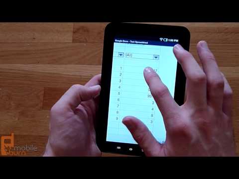 Google Docs app for Android video demo