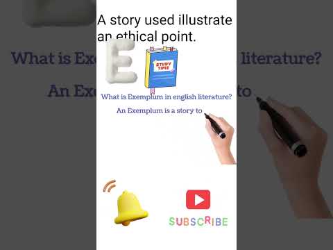What is an Exemplum in English Literature?