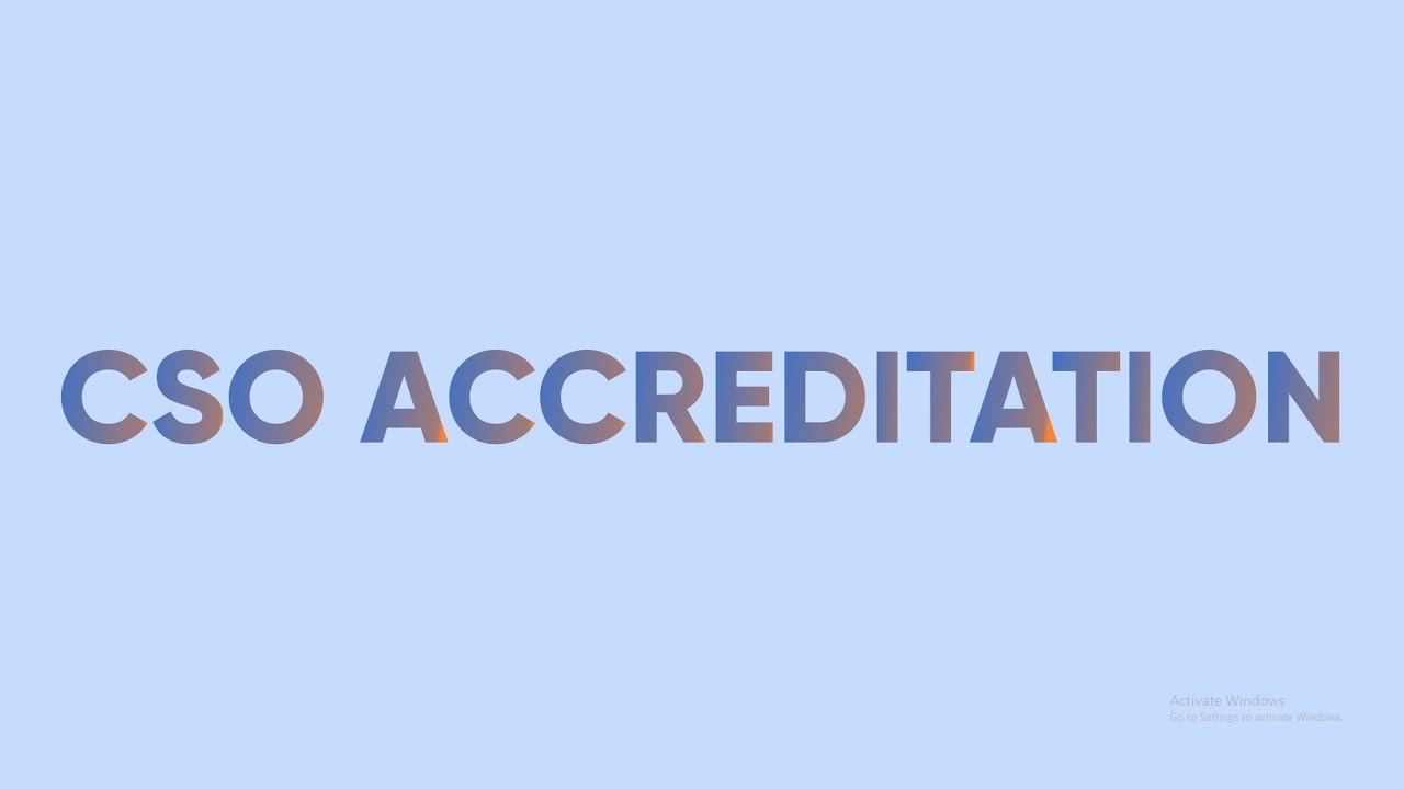 Accreditation of CSOs To Co Implement DILG PPAs