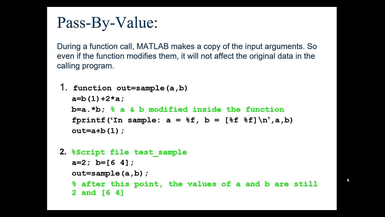 MATLAB User-Defined Functions Tutorial (Part 2)
