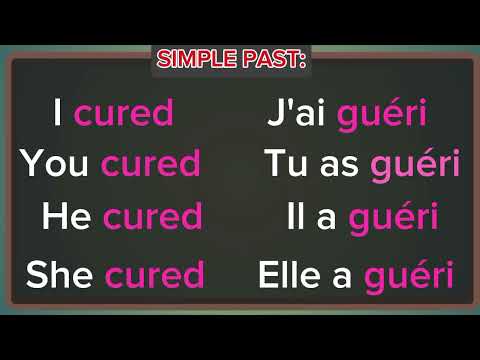 Conjugation of the Verb to Cure | Conjugaison du Verbe Guérir