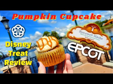 Disney Treat "PUMPKIN CUPCAKE" Karamell Kuche at EPCOT