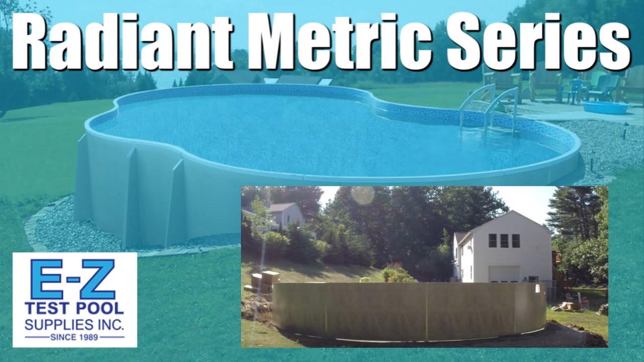 Radiant Metric Series Pool Installation & Construction 30ft Round