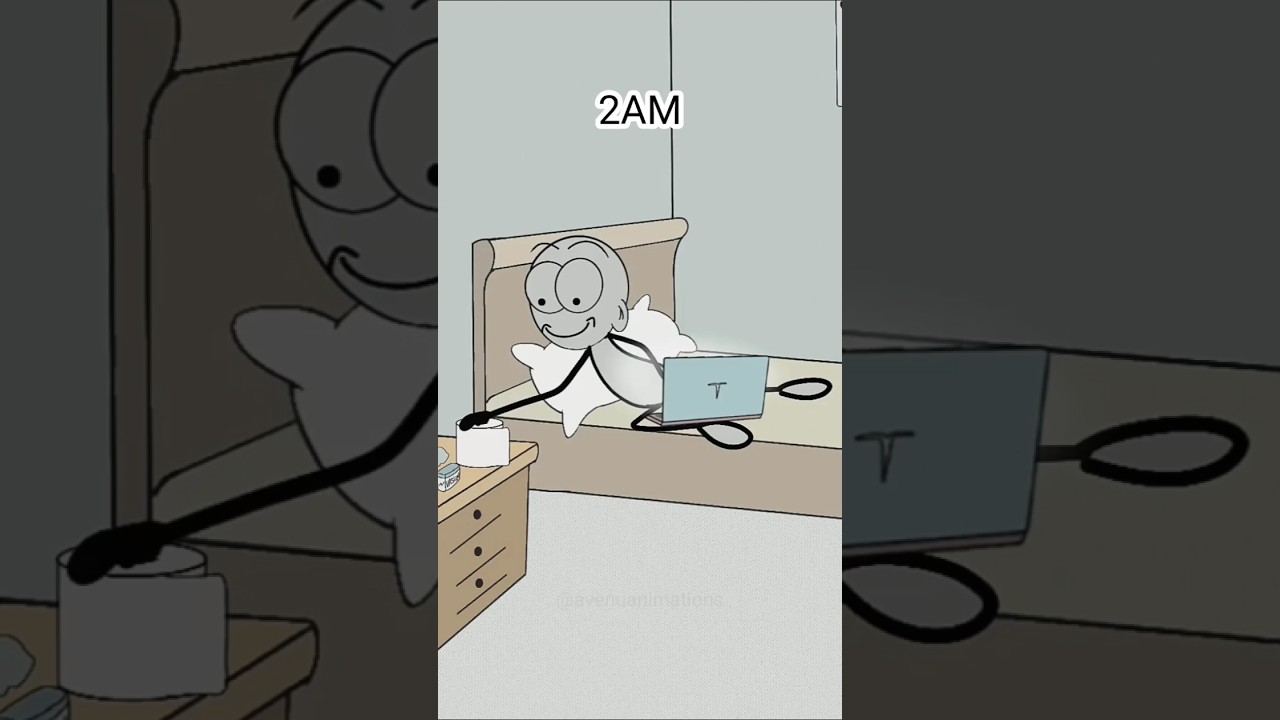 watching a Netflix movies before a good sleep. 🤣😂 (best animation memes) #shorts