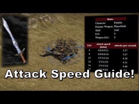Diablo 2: Attack speed and breakpoints guide! Better learn it now!