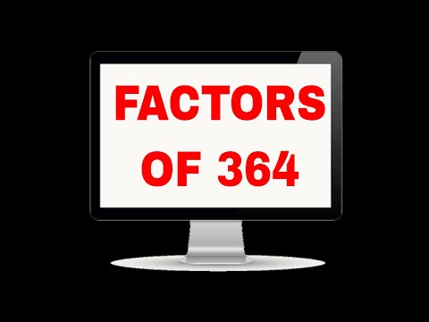 Factors of 364