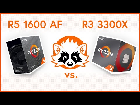 AMD Ryzen 5 1600 AF vs. AMD Ryzen 3 3300X CPU Gaming Benchmark Comparison 2020