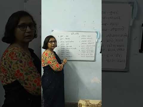 युग्म-शब्द # शॉर्ट्स# हिंदी व्याकरण@ मुद्गल मैम की कक्षा