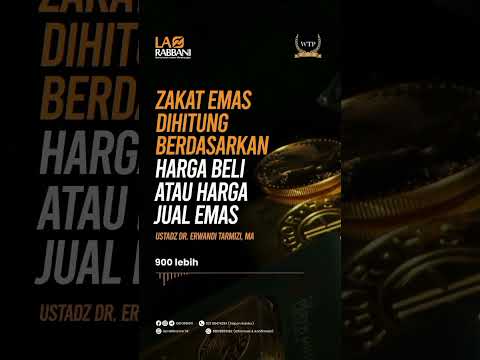 Zakat emas dihitung berdasarkan harga beli atau harga jual emas ?