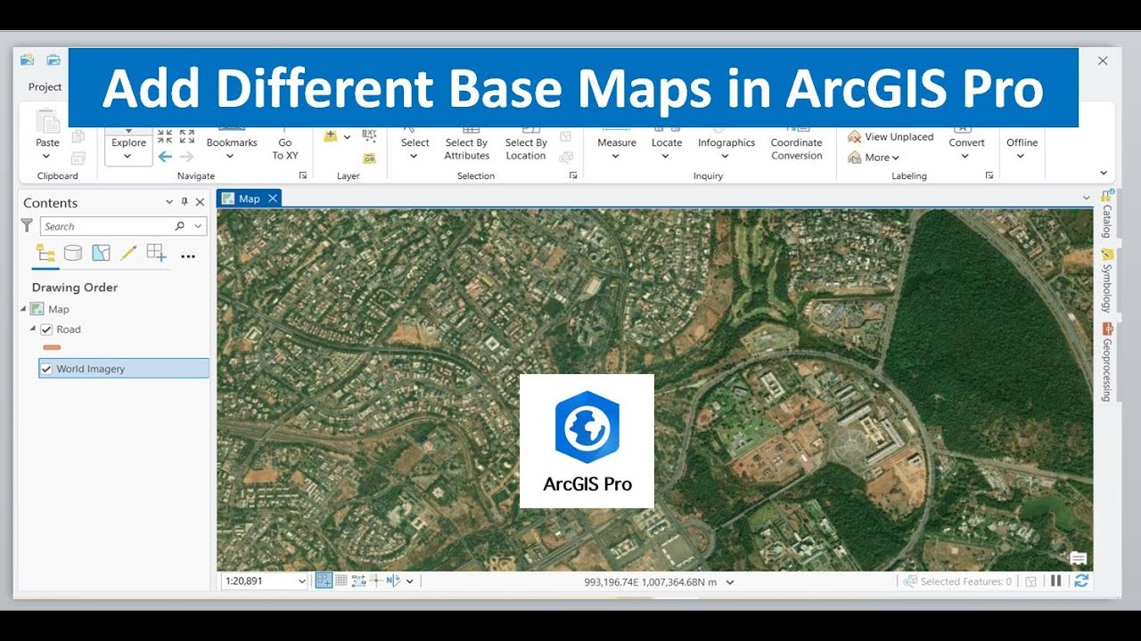 ArcGIS Pro: Add or Change Base Maps | Different Base Maps in ArcGIS Pro