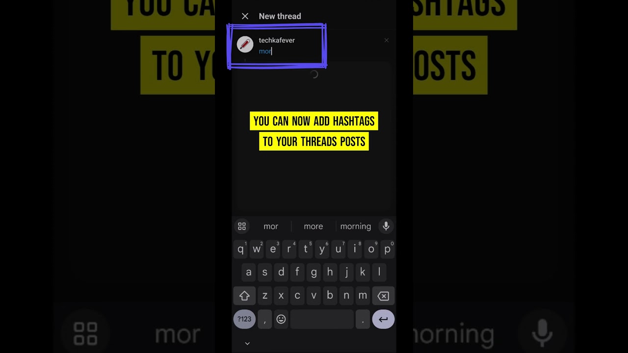 How to Use Hashtags in Threads #threads #instagramthreads