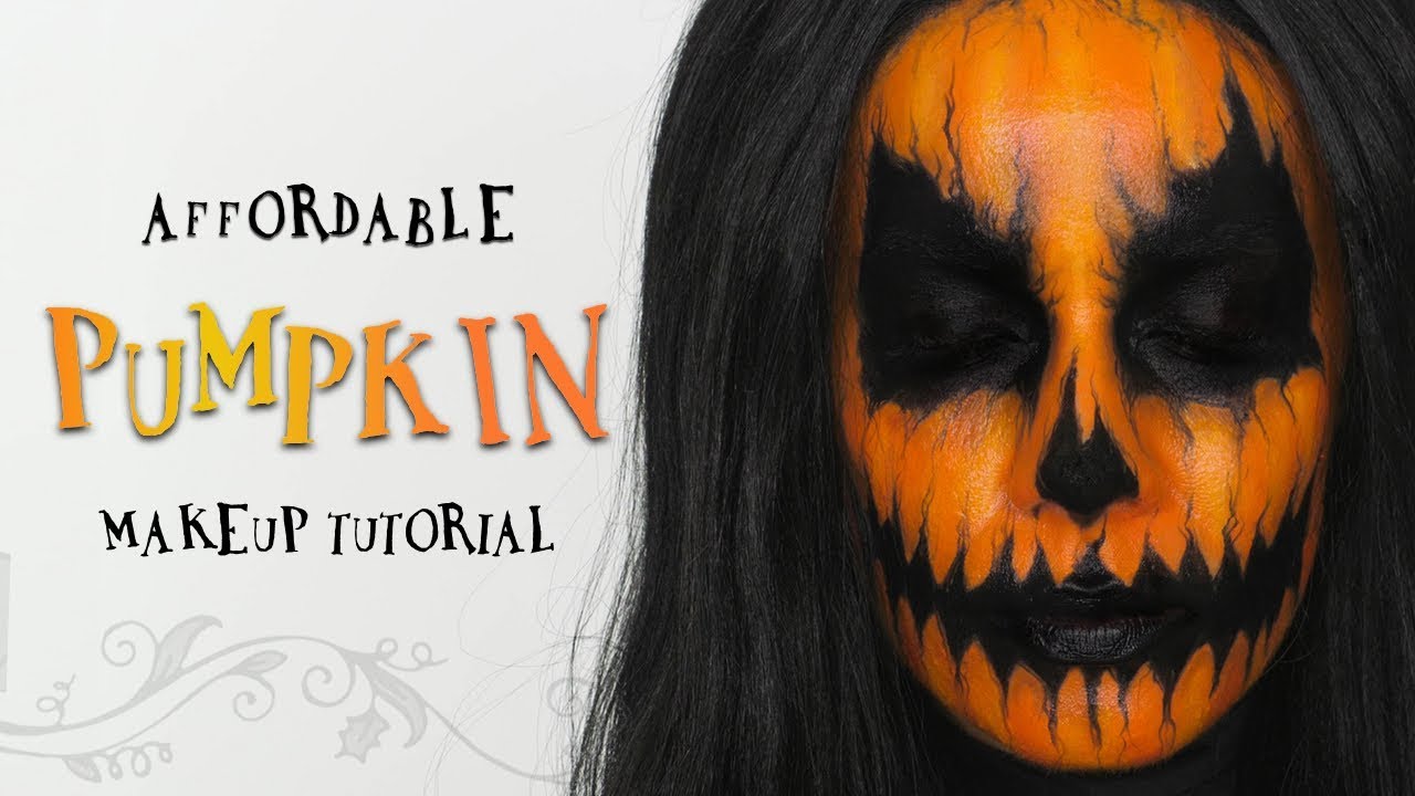 Affordable Pumpkin Halloween Makeup Tutorial With Wilko | Shonagh Scott