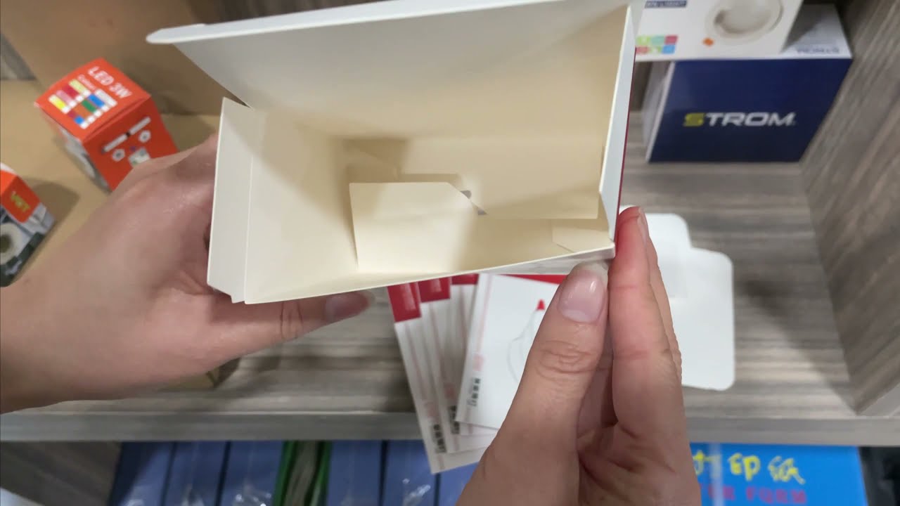 Create custom packaging automatic bottom box/reverse tuck boxes