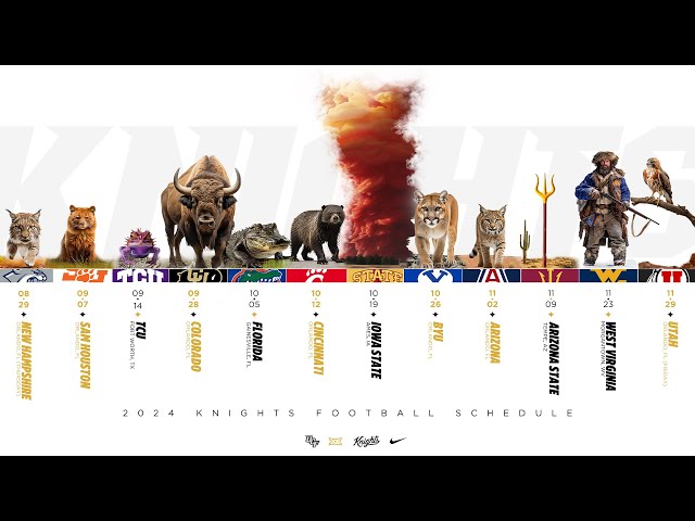 UCF Football Announces 2024 Schedule | University of Central Florida News