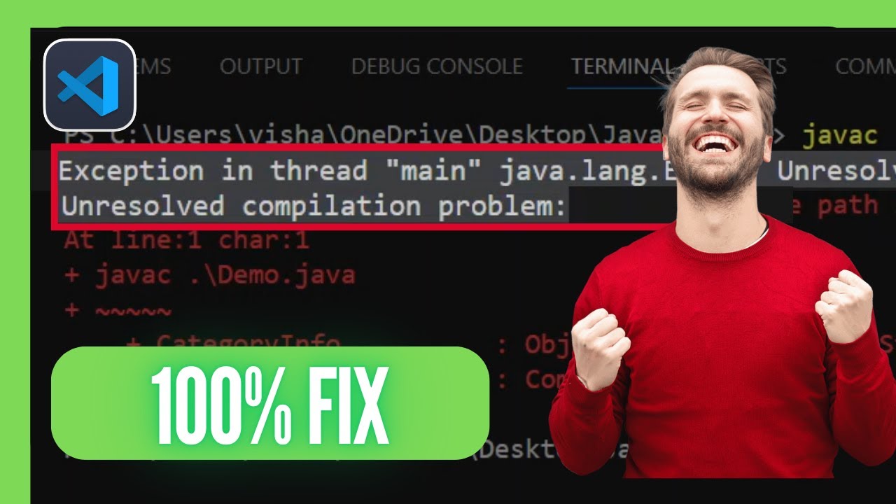 [FIXED] Exception in Thread Main java.lang.error Unresolved Compilation Problem | Java Error VS Code
