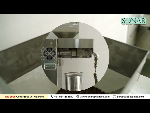 Cold Press Oil Machine - Cold Oil Press Machine Manufacturer from Delhi