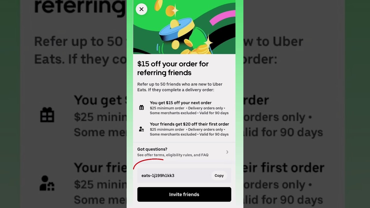 UBER EATS PROMO CODE UPDATED 2025* $20 off your first order $25 minimum