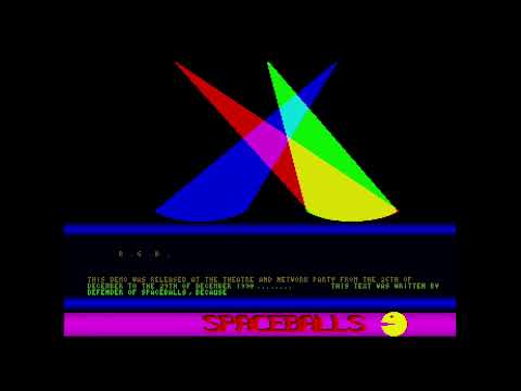 Commodore Amiga demo: Spaceballs - R.G.B. (1990)