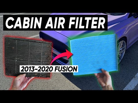 2013-2020 Ford Fusion Cabin Air Filter Replacement (The Easy Way)