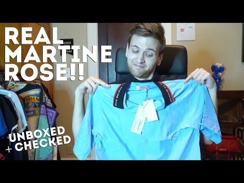LEGIT MARTINE ROSE SHIRT - How to tell + unboxing this super soft logo buttondown!!