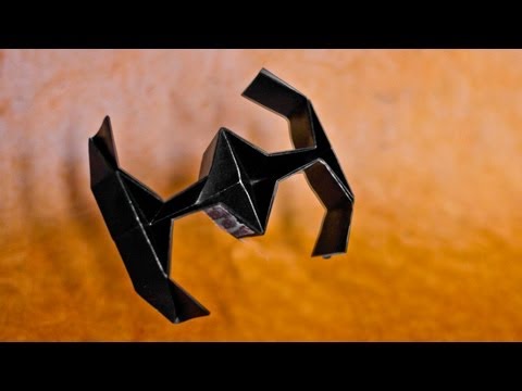 How to Make an Easy Origami Star Wars TIE Fighter – [[HD]] | The ...