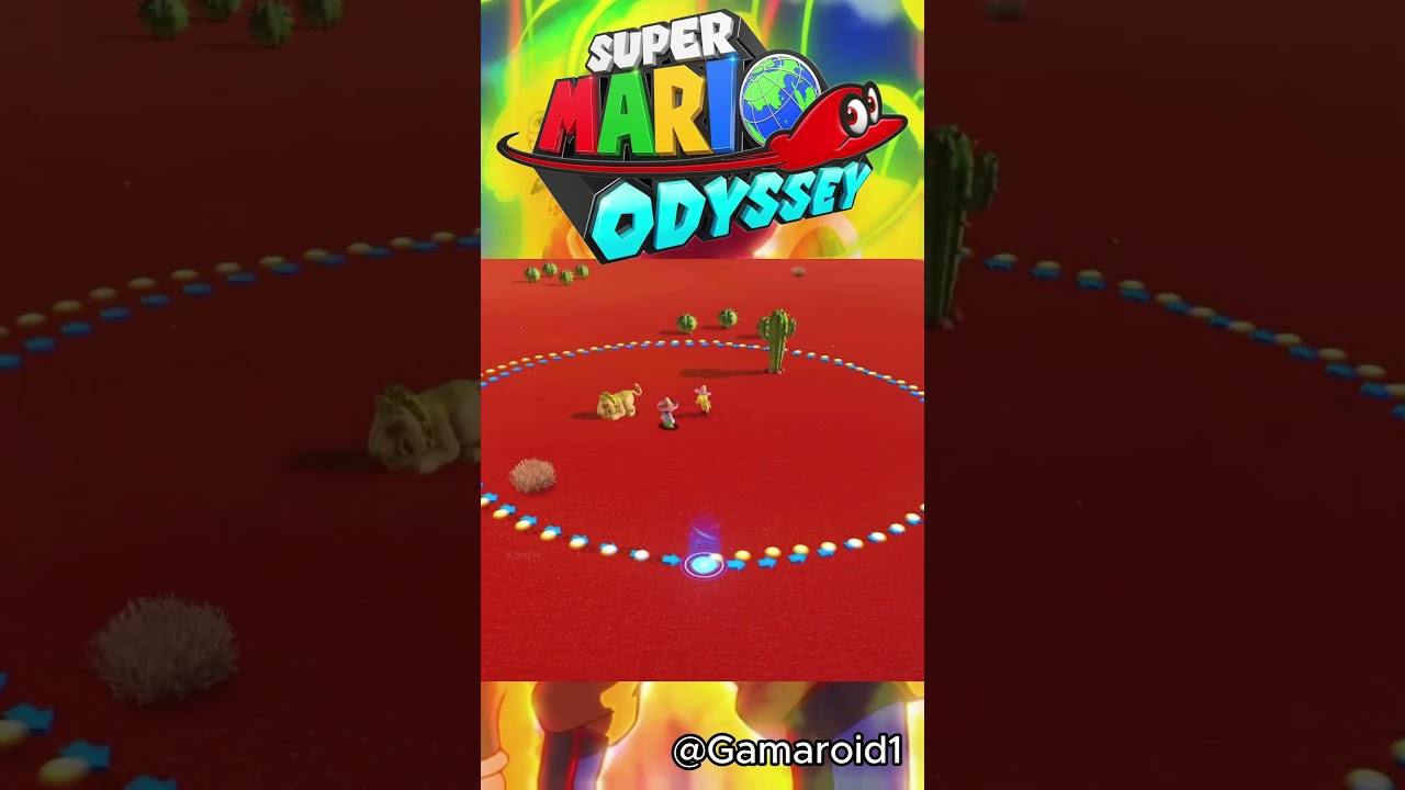 Can Mario Draw a Perfect Circle #gaming #mario #nintendo #supermarioodyssey #supermario