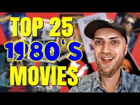 RANKING MY TOP 25 FAVORITE 1980's MOVIES! | @timtalkstalkies Physical Media Challenge