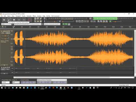 Audacity Audio Editor 2.2.0 How to have fun with the Paul Stretch Effect