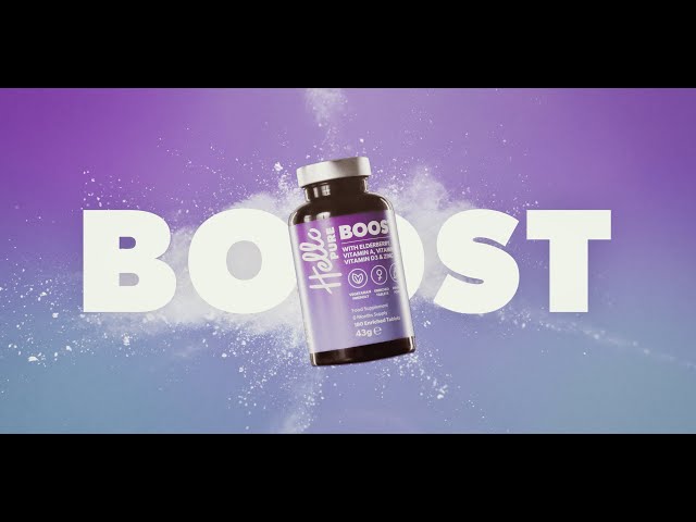Hello Pure Boost | Immune System Multivitamins | x 180 | Health | Superdrug