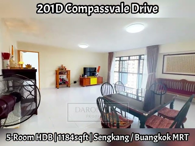 201D Compassvale Drive HDB Flat for Sale - 1,184 sqft | 99.co