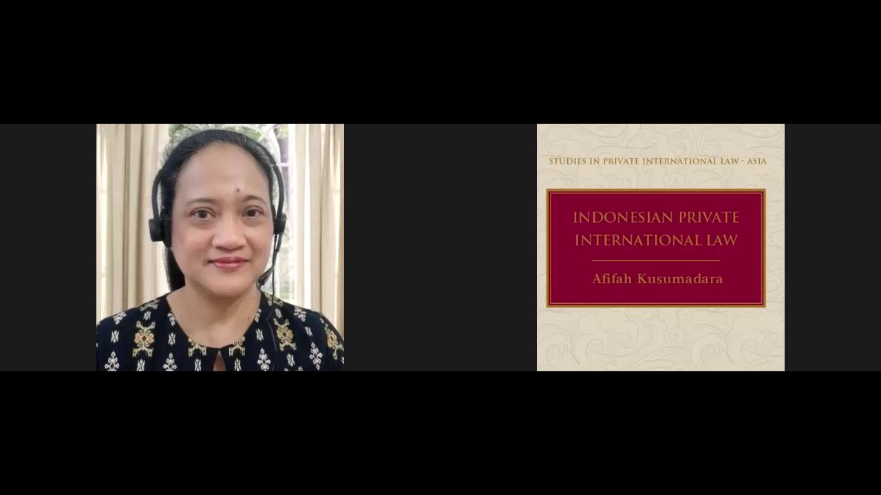 Interview with Afifah Kusumadara, author of 'Indonesian Private International Law'