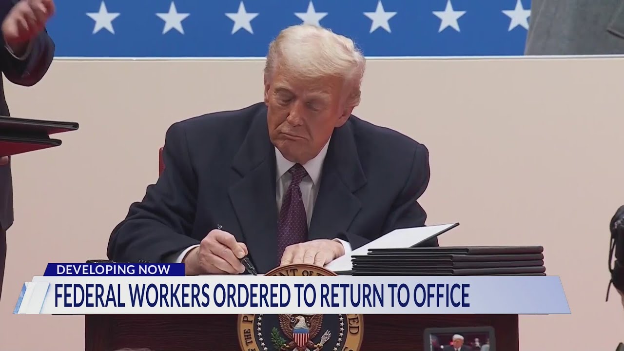 Trump's executive order to end remote work sparks opposition from federal workers