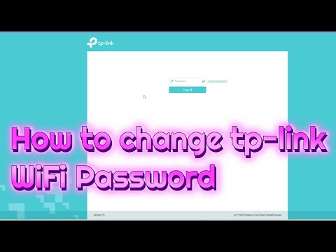 How to change tp link wifi password