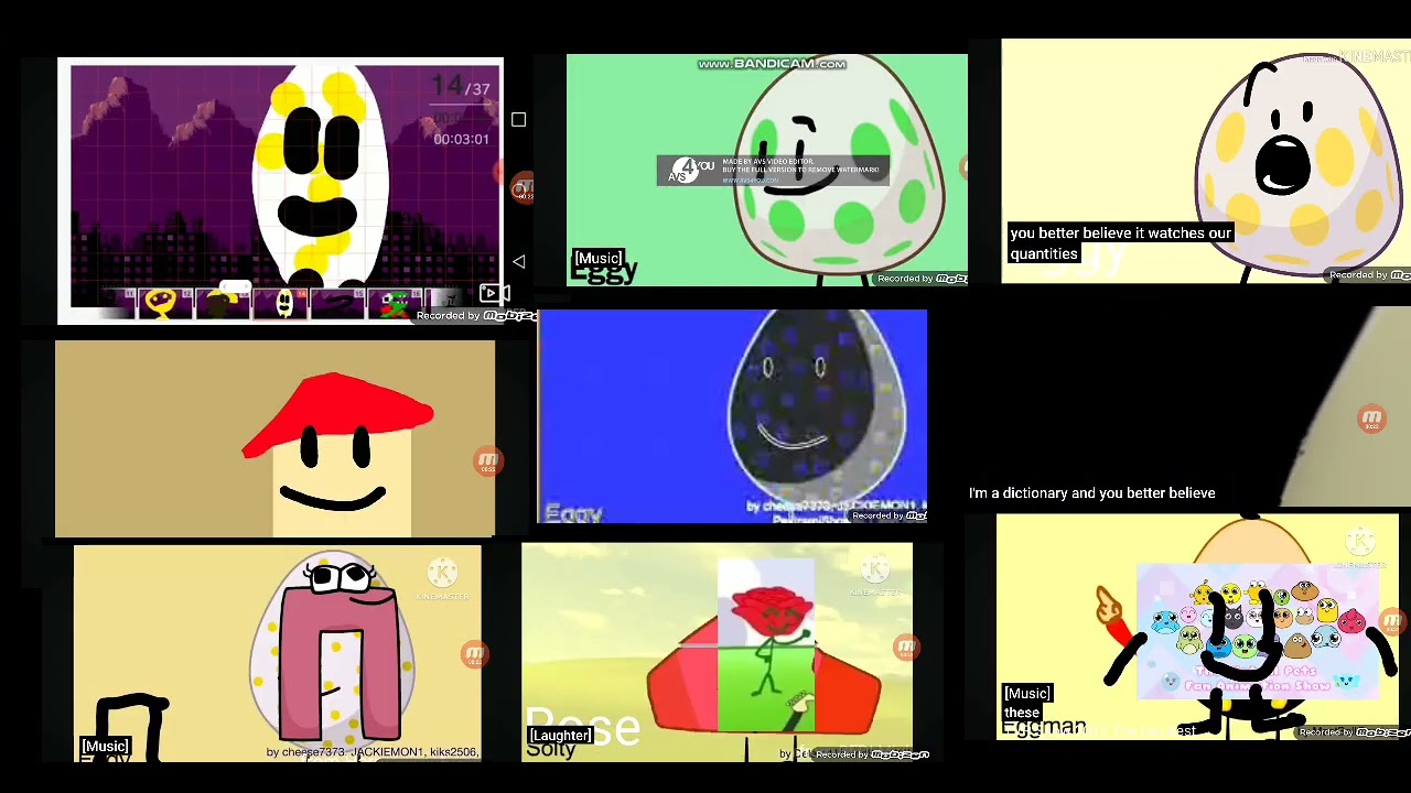 (REMAKE) BFDI auditions Nineparison 7