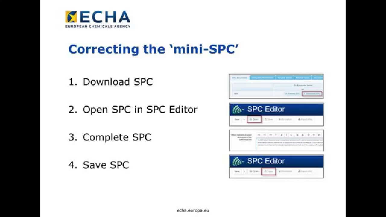 Working with the SPC: SPC basics