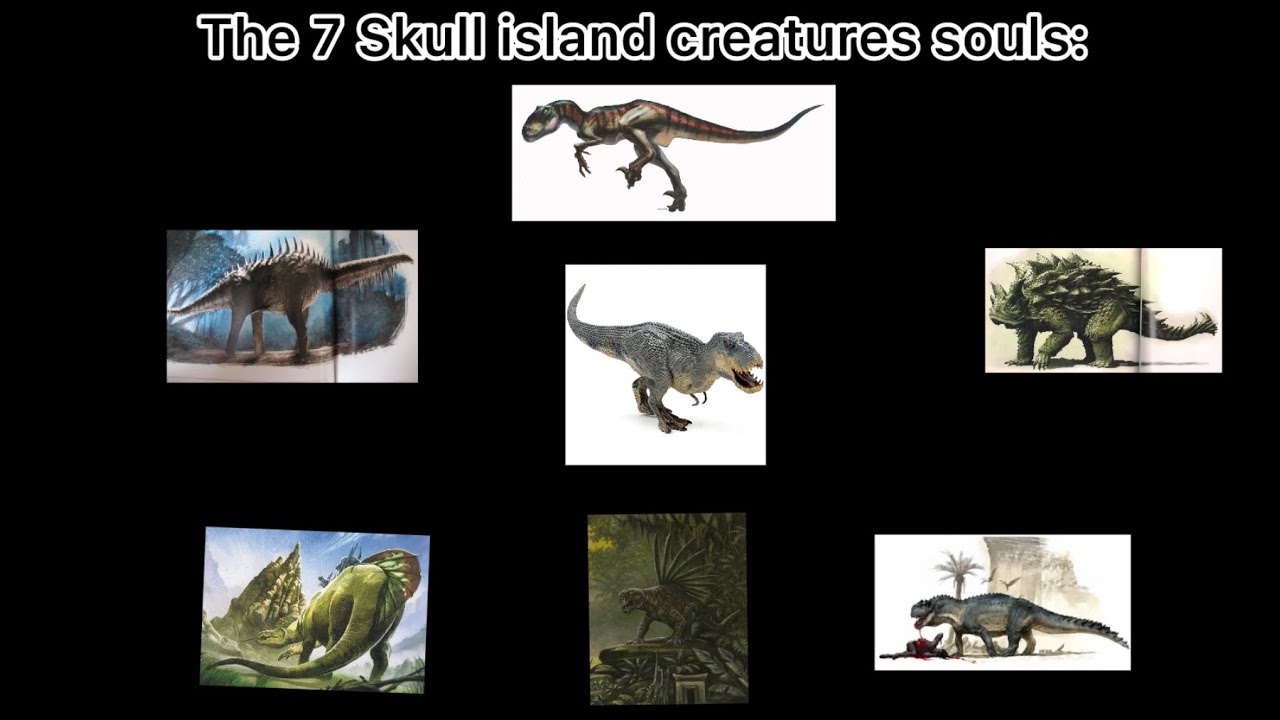 (Undertale 7 souls meme) NO! YOU SUPPOSE TO OBEY ME!!! …THE 7 skull island creatures souls: