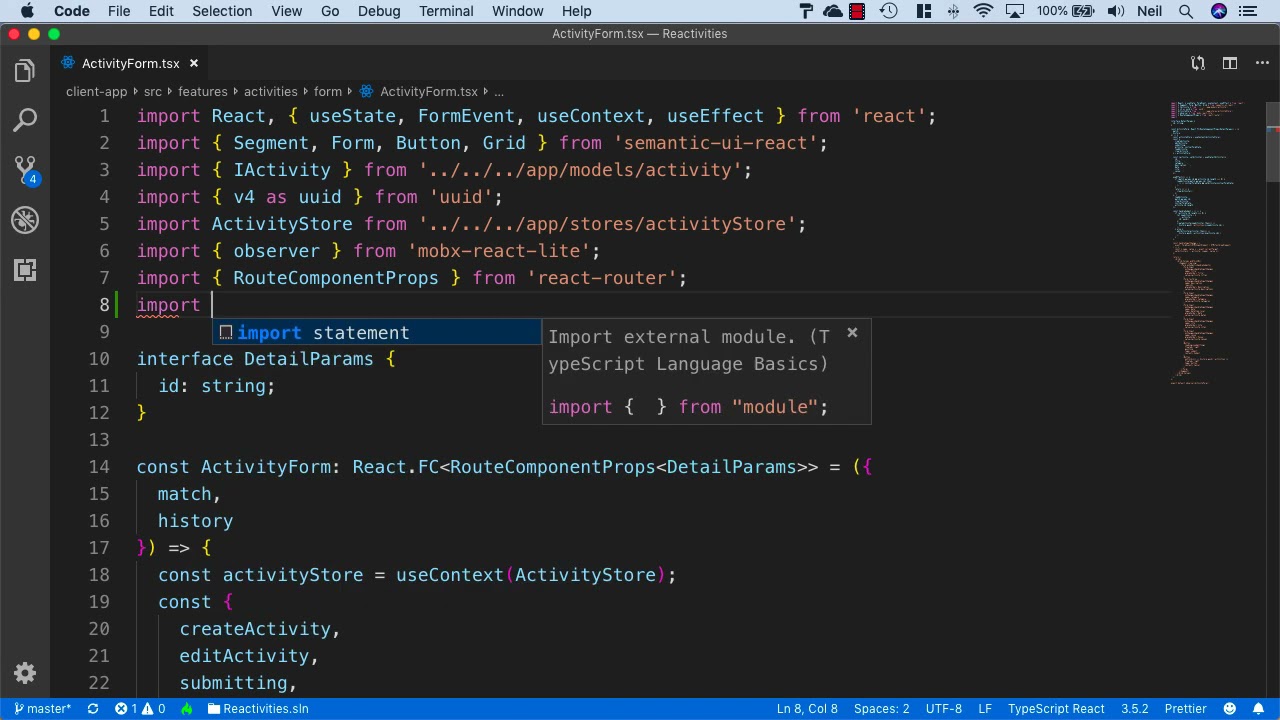 2  Setting up React Final Form