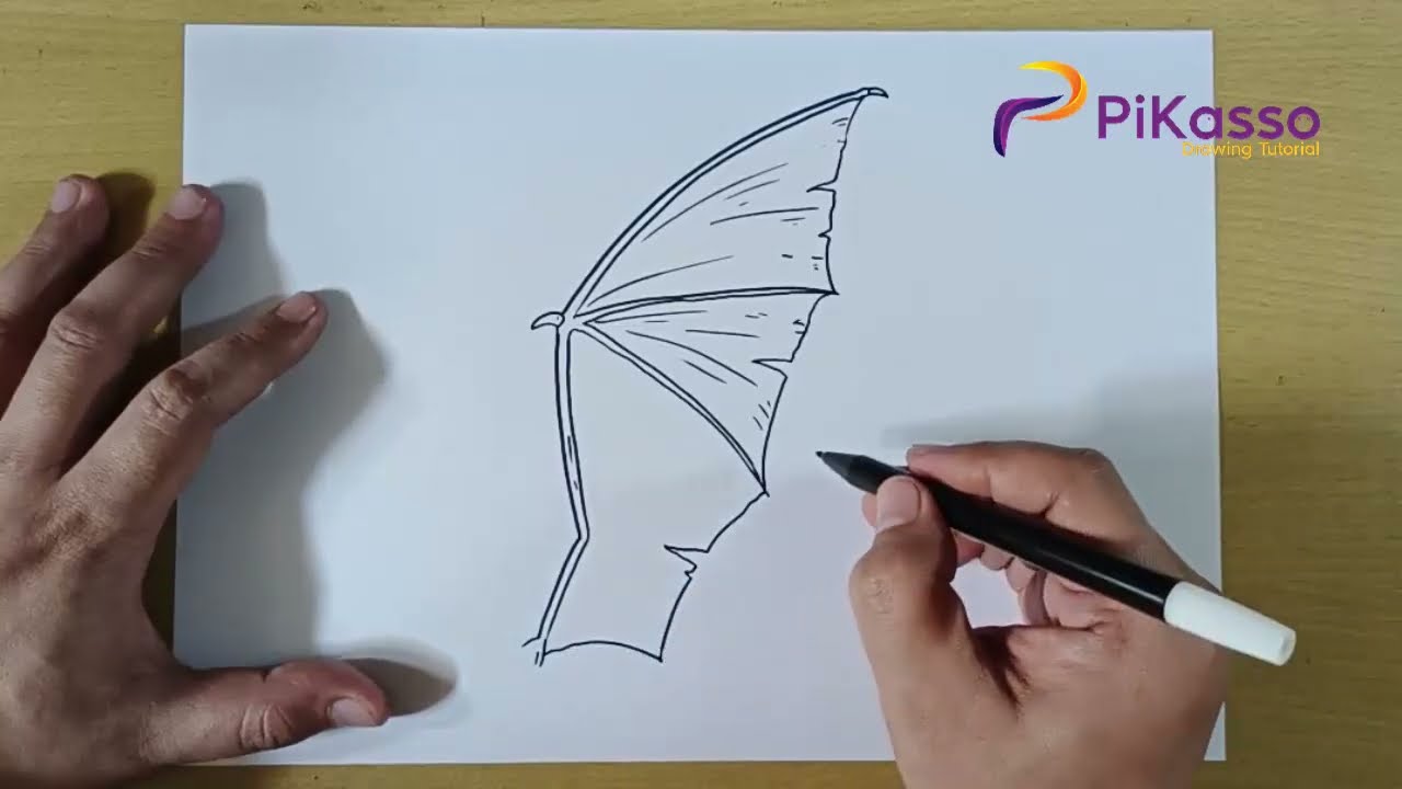 How to Draw a Bat Wings