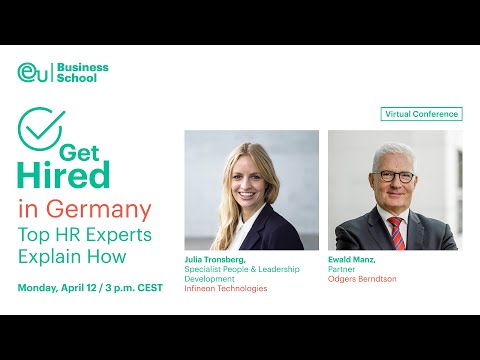 Get Hired In Germany: Top HR Experts Explain How Edition I | EU Business School