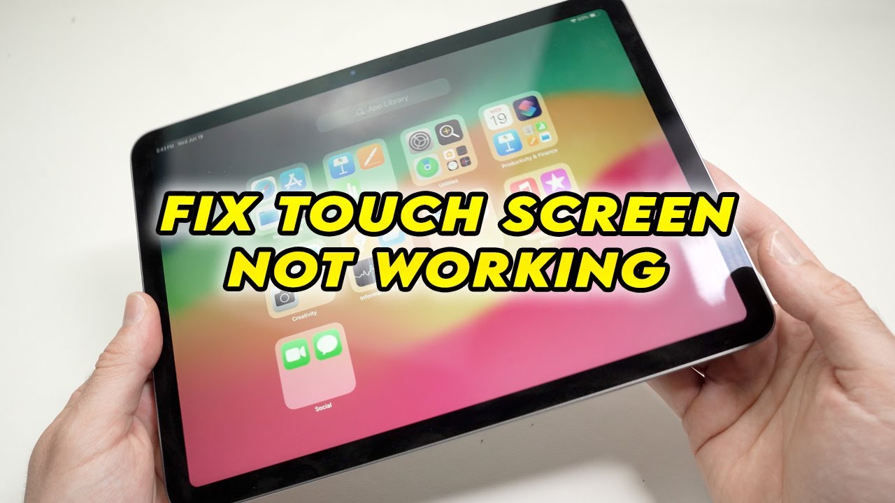 Fix Touch Screen Not Working on Any iPad