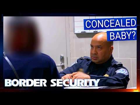 Officer Busts Traveller’s Concealed Pregnancy Plan | S1 Ep 21 | Border Security America