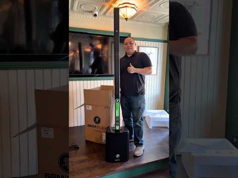 #unboxing #srmflex #columnspeaker by @mackietv #djgear #djstore #djspeakers #proaudio #soundsystem