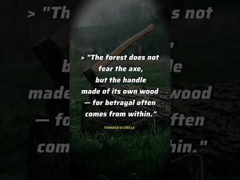 Powerful quotes 👈🔥  | tree and the axe quote #power #motivation #foryou #youtubeshorts