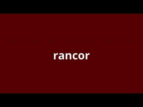 what is the meaning of rancor